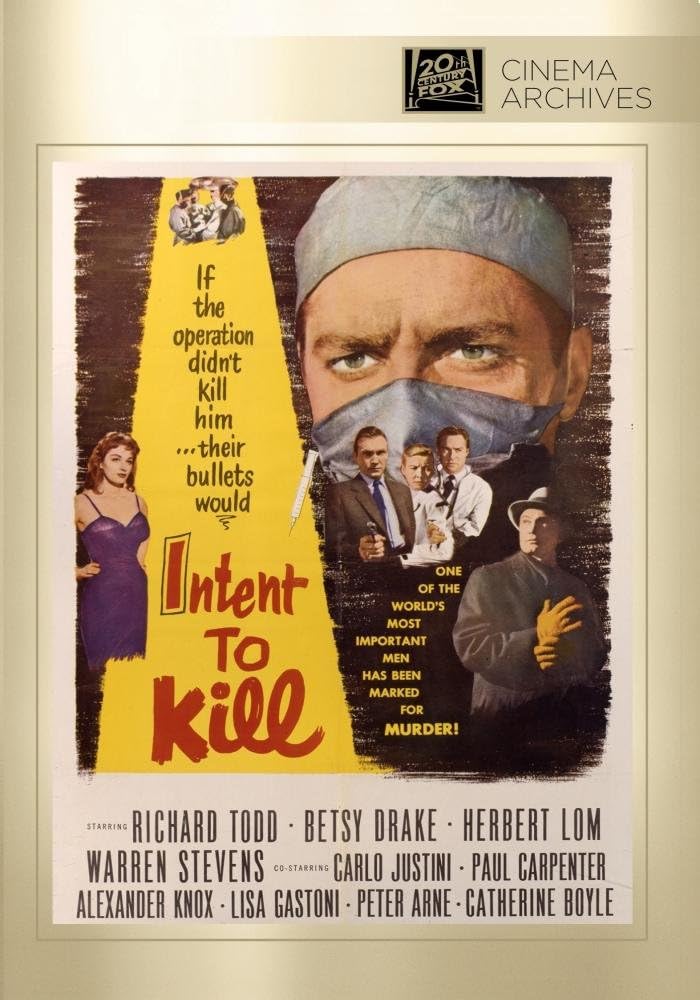 Intent to Kill : Richard Todd, Betsy Drake, Herbert Lom, Warren Stevens ...