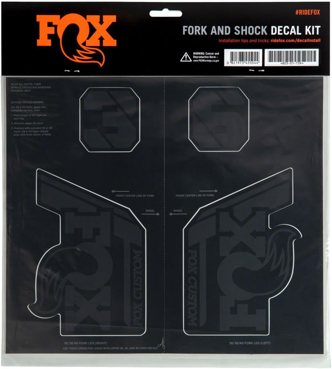 Amazon.com: Stickers compatible with E-bike fork Fox 38 Heritage ...