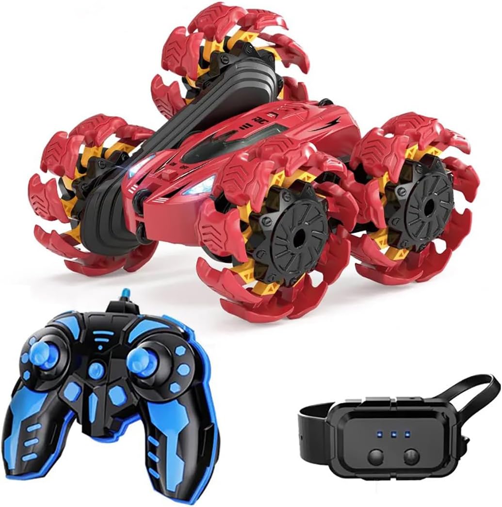 Amazon.com: Remote Control Car 3 Colors Gesture Sensing Rc Stunt Car ...
