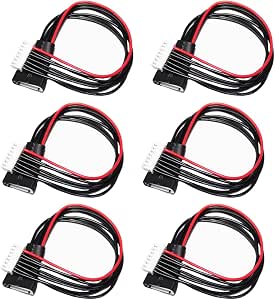 Amazon.com: JINOARC 6Pcs RC JST-XH Balance Cable 2-6S 6S Lipo Battery ...