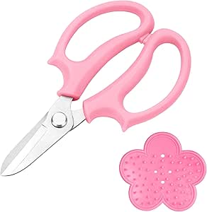 OFFCUP Garden Secateurs, Florist Scissors, Bypass Pruning Shears Professional Secateurs Pruning ...