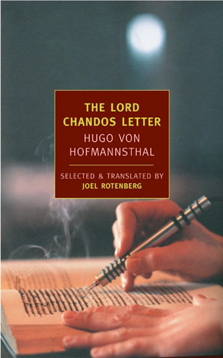 Amazon.com: The Lord Chandos Letter: 9781590171202: Hugo von ...