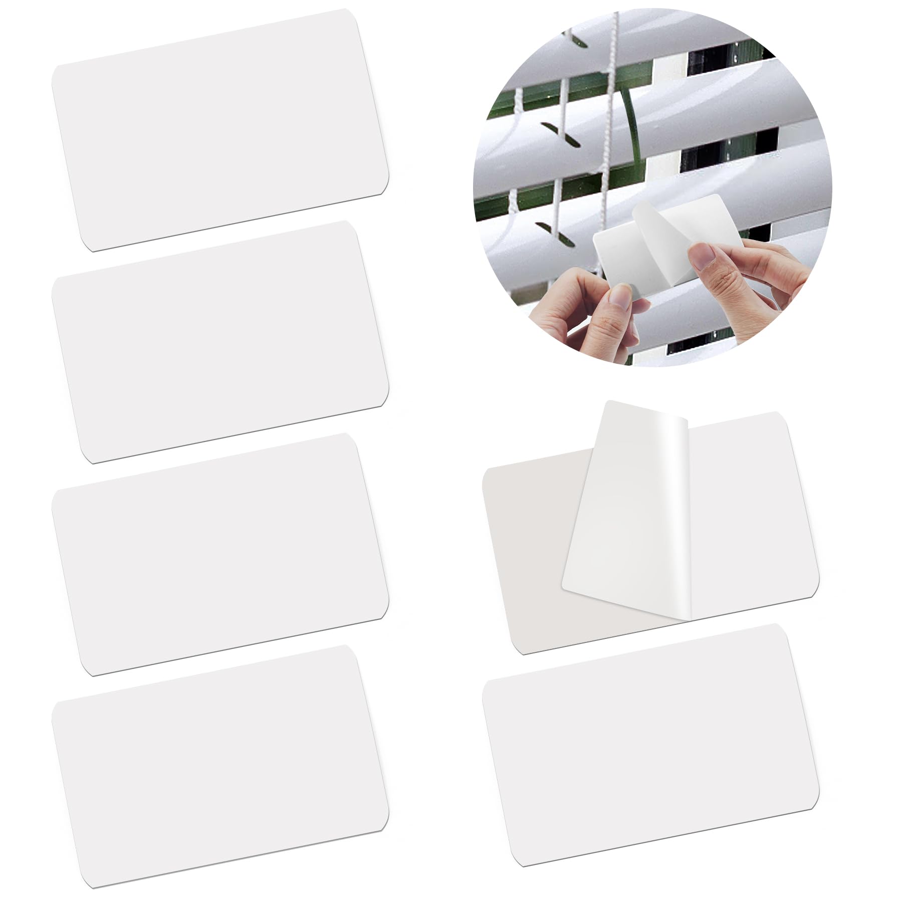 Amazon.com: 10 Pcs White Mini Horizontal Blind Repair Tabs,-2 inch ...