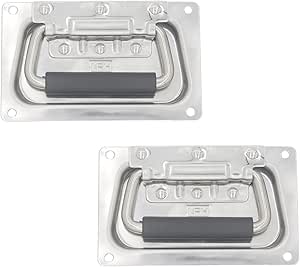 TTZEZE 2PCS Spring Loaded Pull Handle, Heavy Duty Furniture Hardware ...