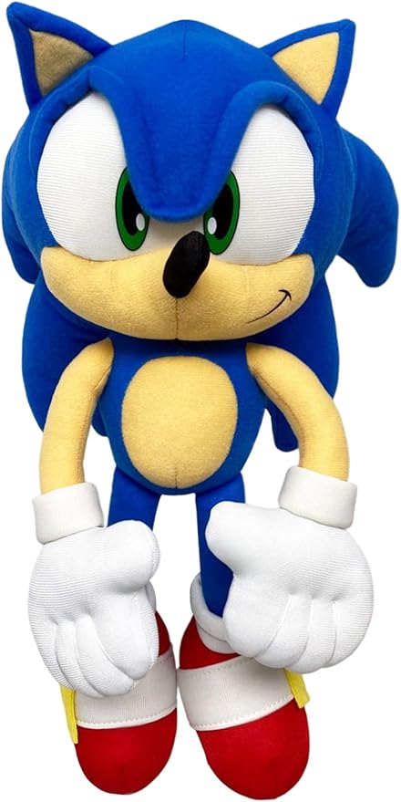 GE Animation GE-52749 Sonic The Hedgehog 14" Sonic Stuffed Plush ...