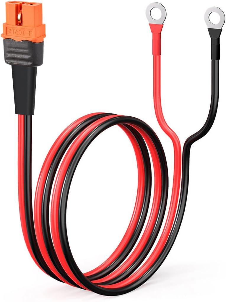 Amazon.com: ELFCULB XT60i to O Ring Terminal Cable,12AWG XT60i Female ...