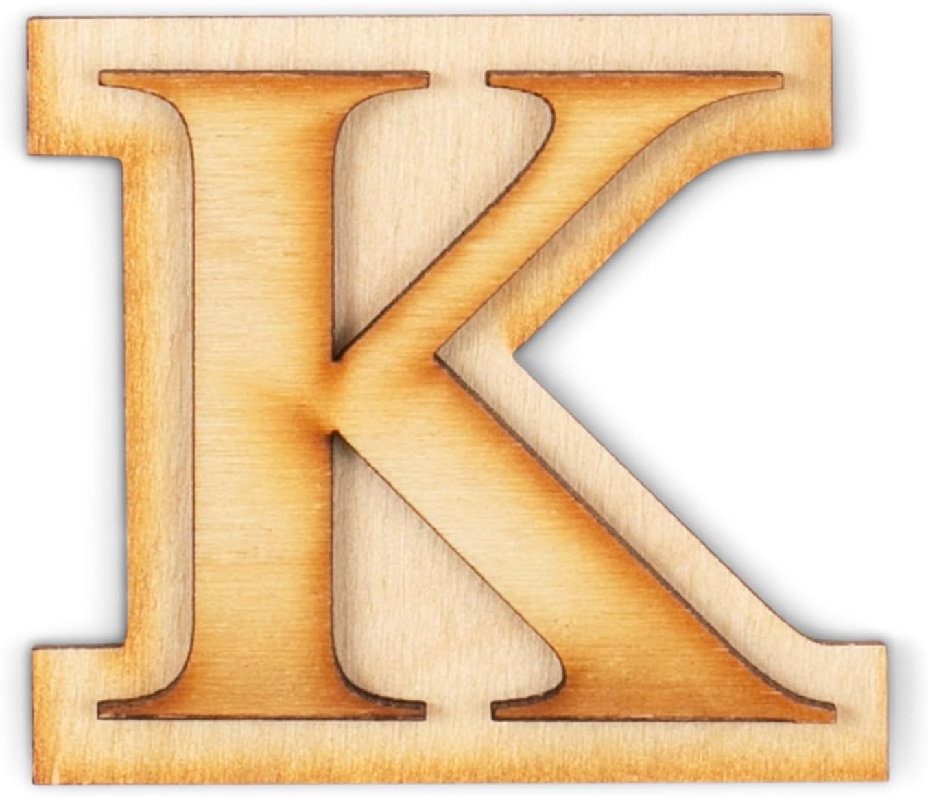 Amazon.com: 1 Pack Official Greek Wooden Letters for Crafts, Kappa - 2 ...