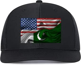 Vintage America Pakistan Pakistani Flag Baseball Cap Dad Truck Flat ...