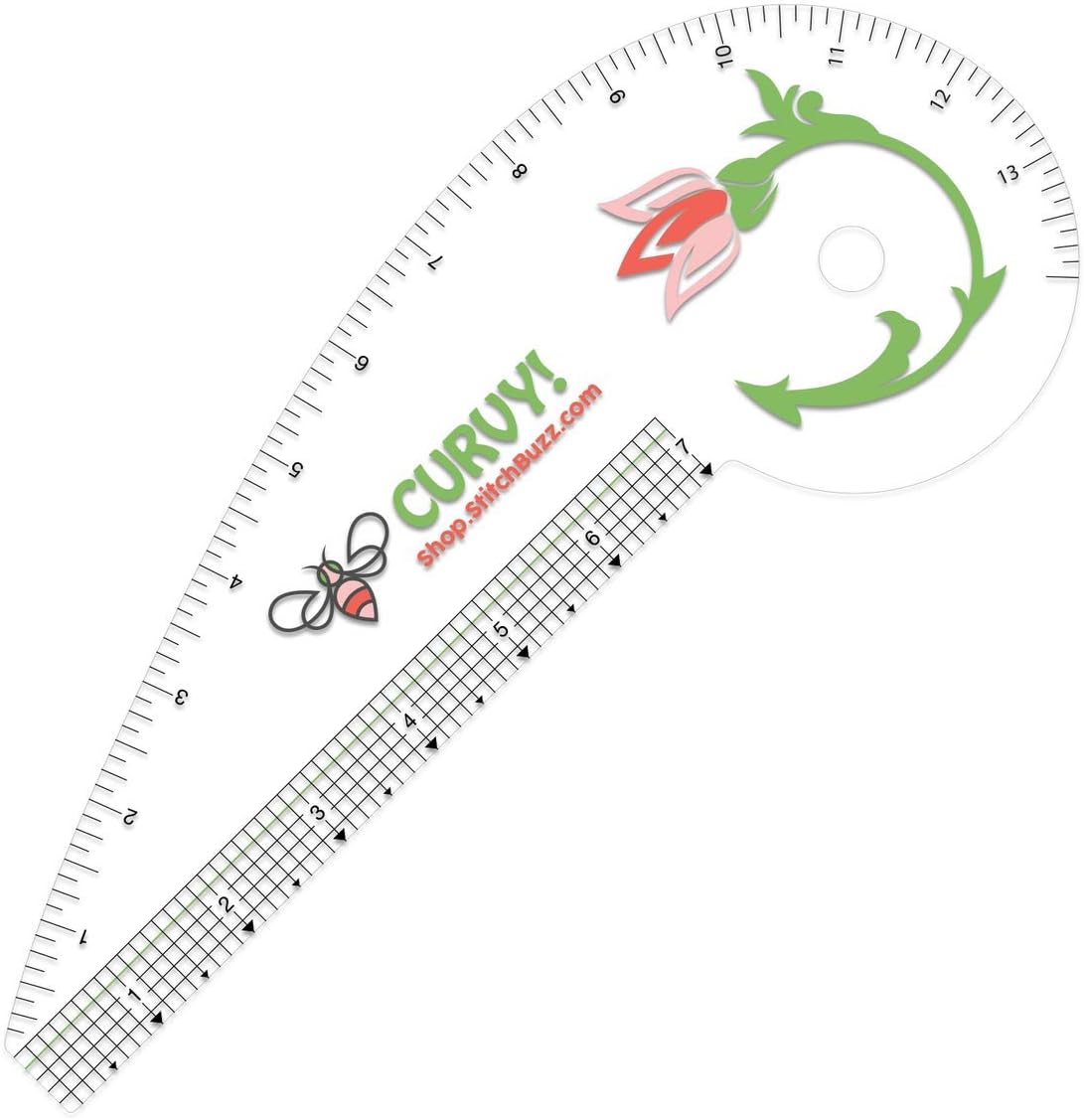 Amazon.com: Stitch Buzz Curvy French Curve Ruler