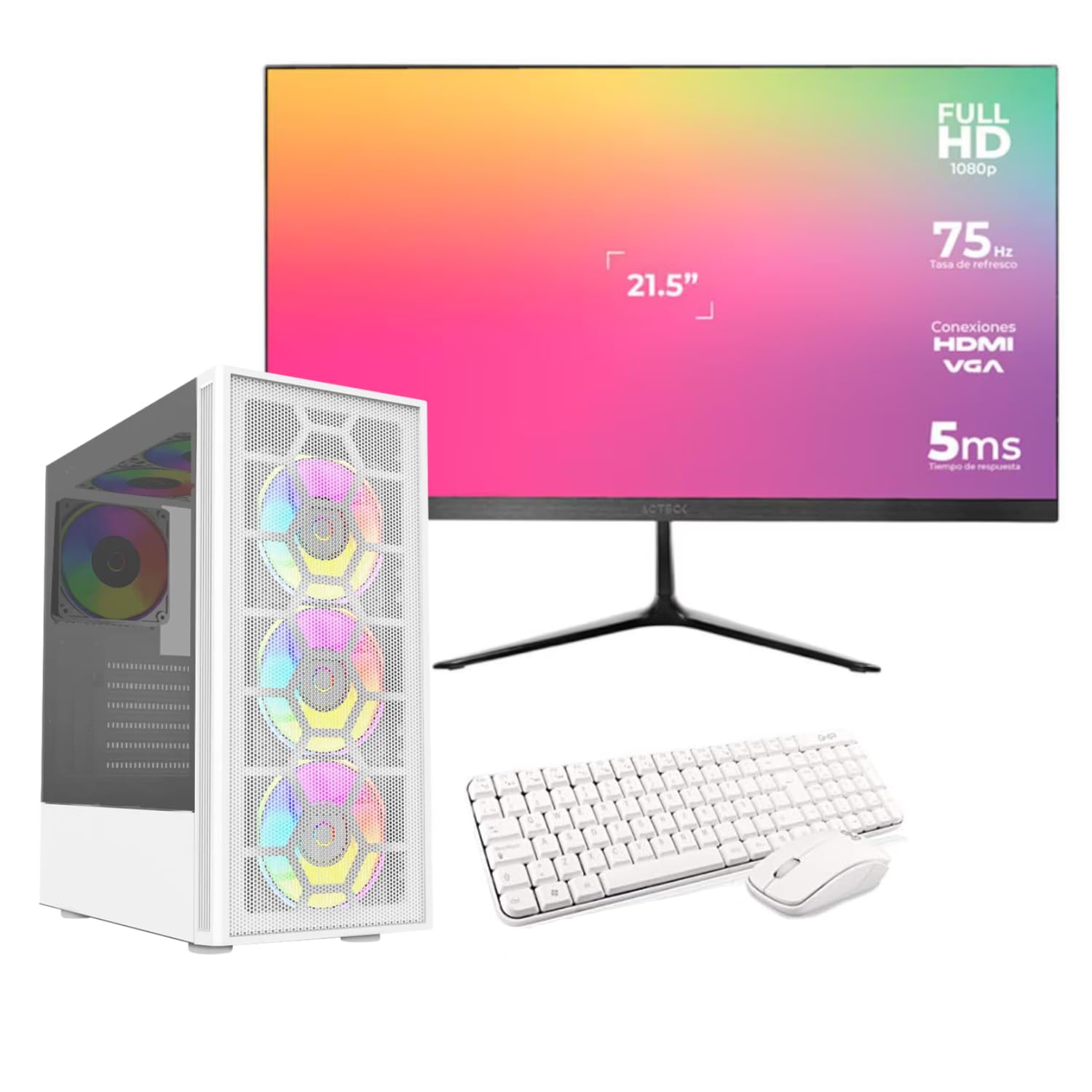 SUPER TIENDA PC computadora Gamer Ryzen 5 8500G RAM 16gb DDR5 SSD 1TB ...