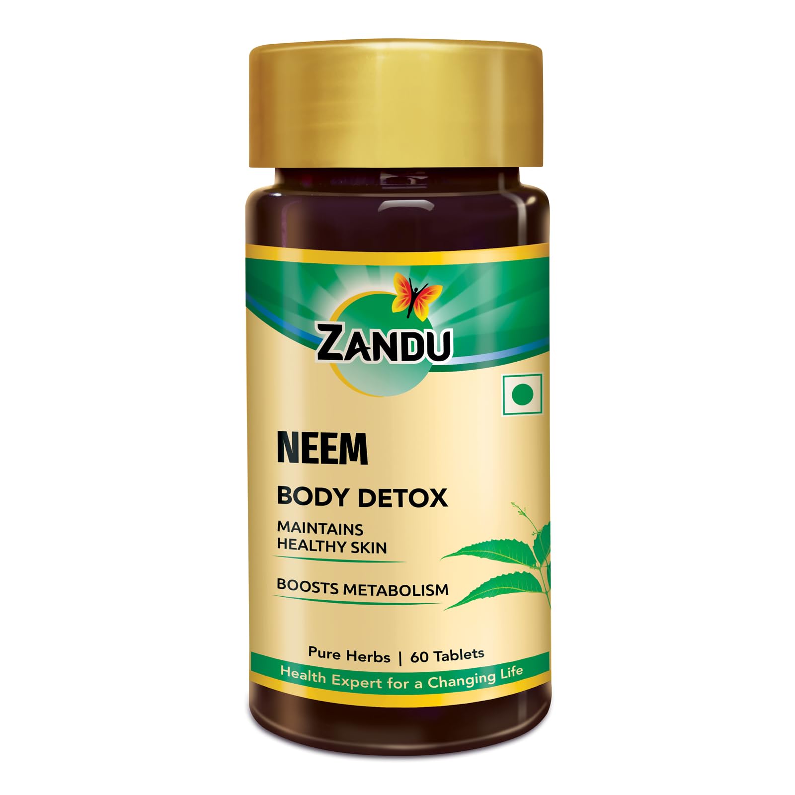 Zandu Neem Tablets with 100% Pure Neem Extract | Ayurvedic Medicine for ...