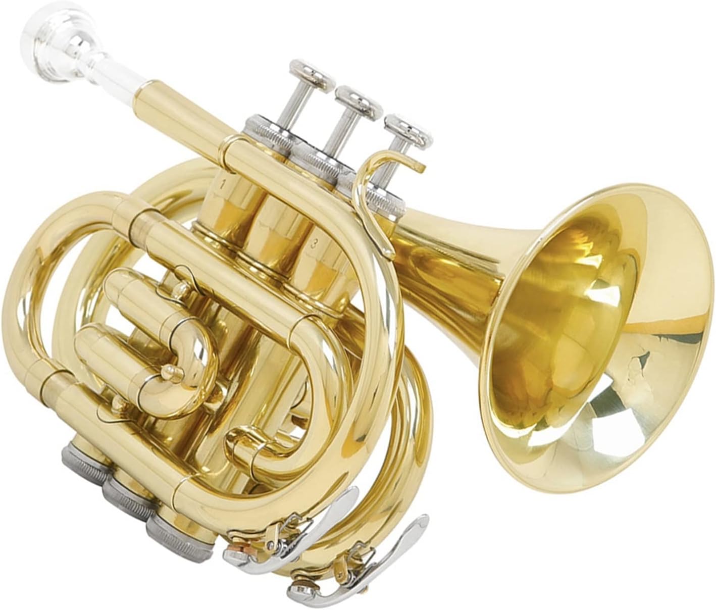 Amazon.com - Mouthpiece Pocket Trumpet Musical Instruments with A ...