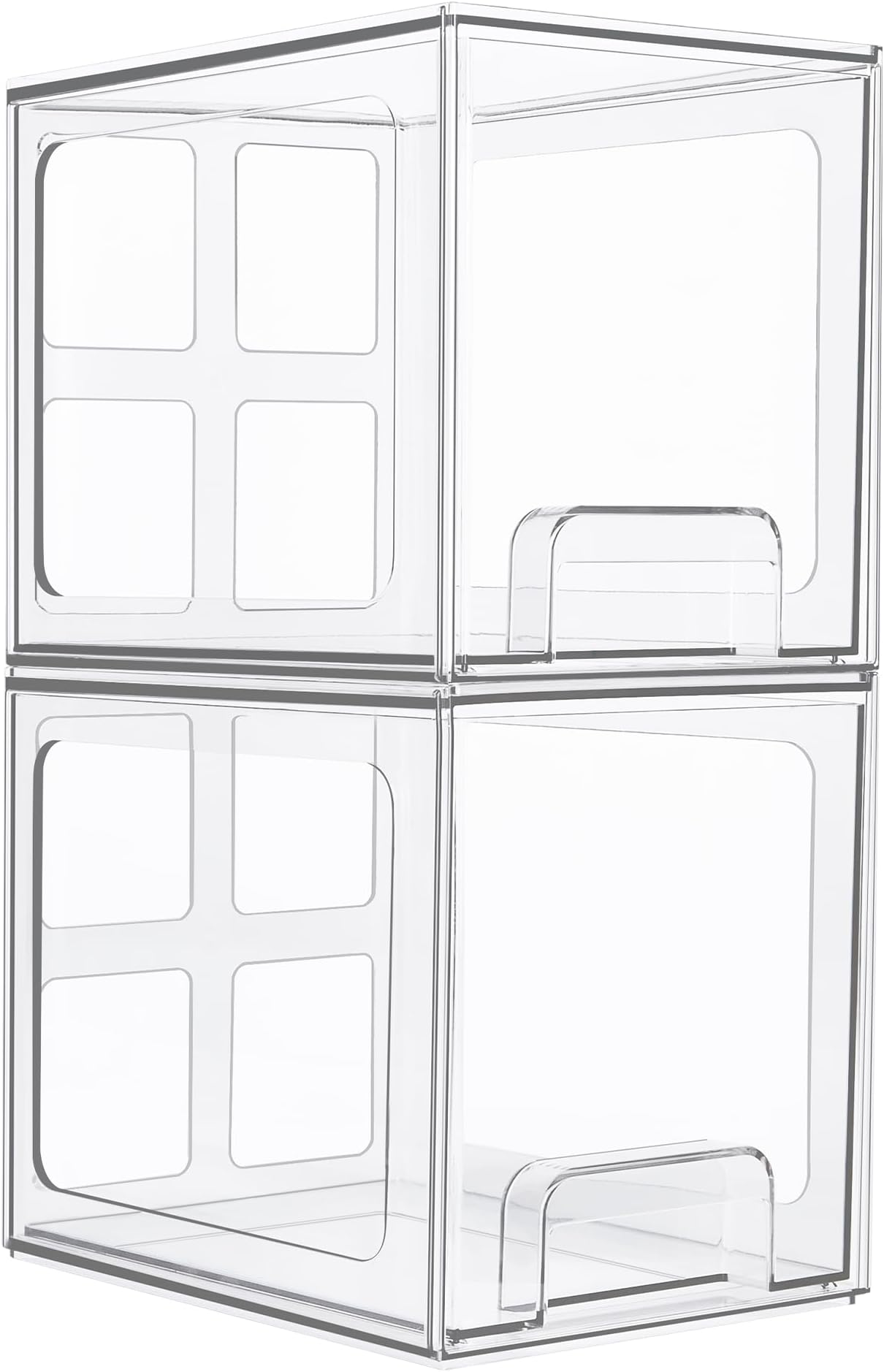 Amazon.com: Vtopmart 4 Pack Stackable Makeup Organizer Storage Drawers ...