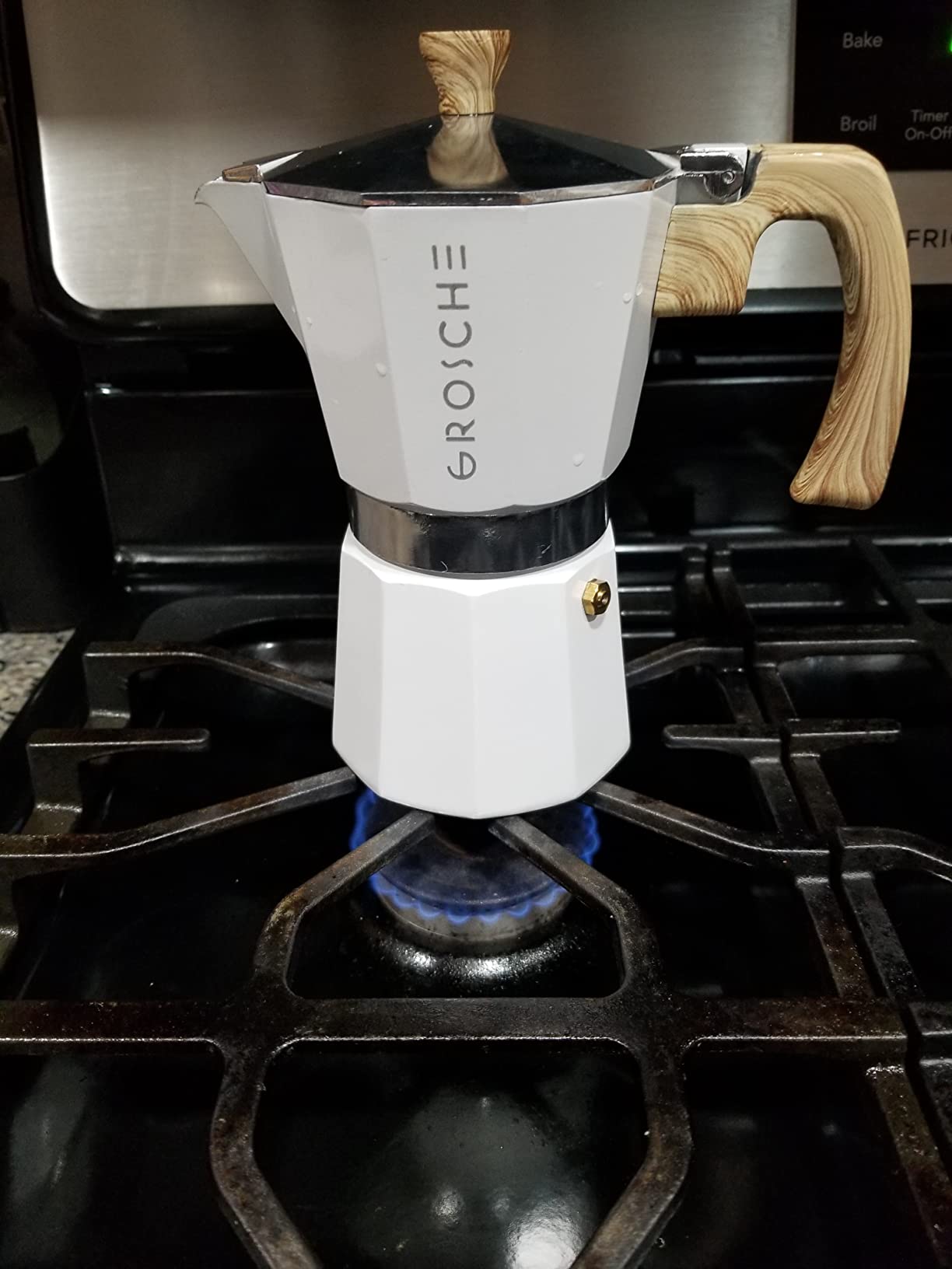 $8/mo - Finance GROSCHE Milano Moka pot, Stovetop Espresso maker, Greca ...