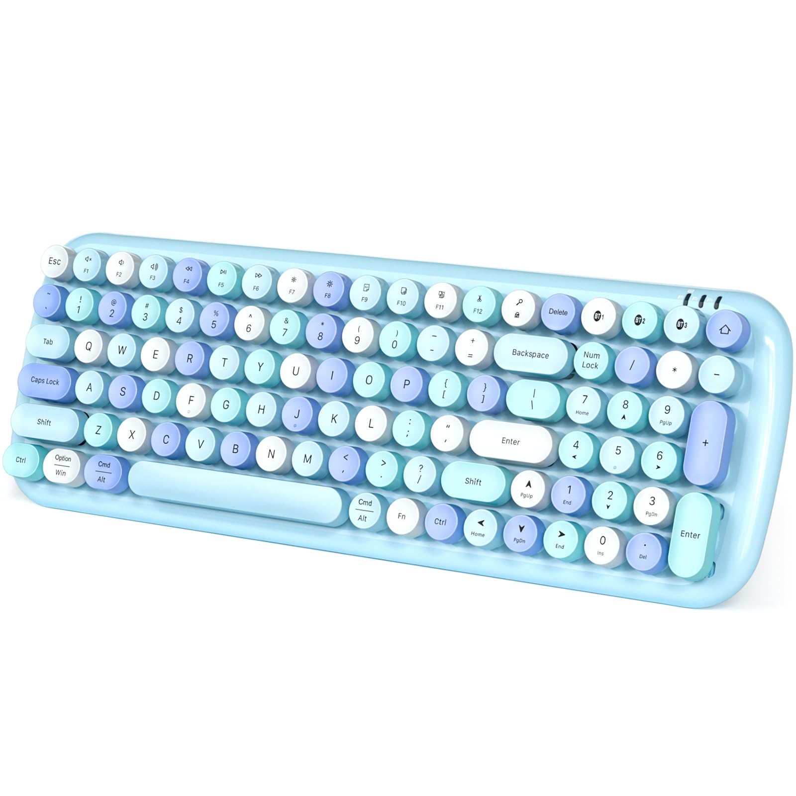 Amazon.com: Meidosa Wireless Bluetooth Keyboard, 100-Key Mini Bluetooth ...