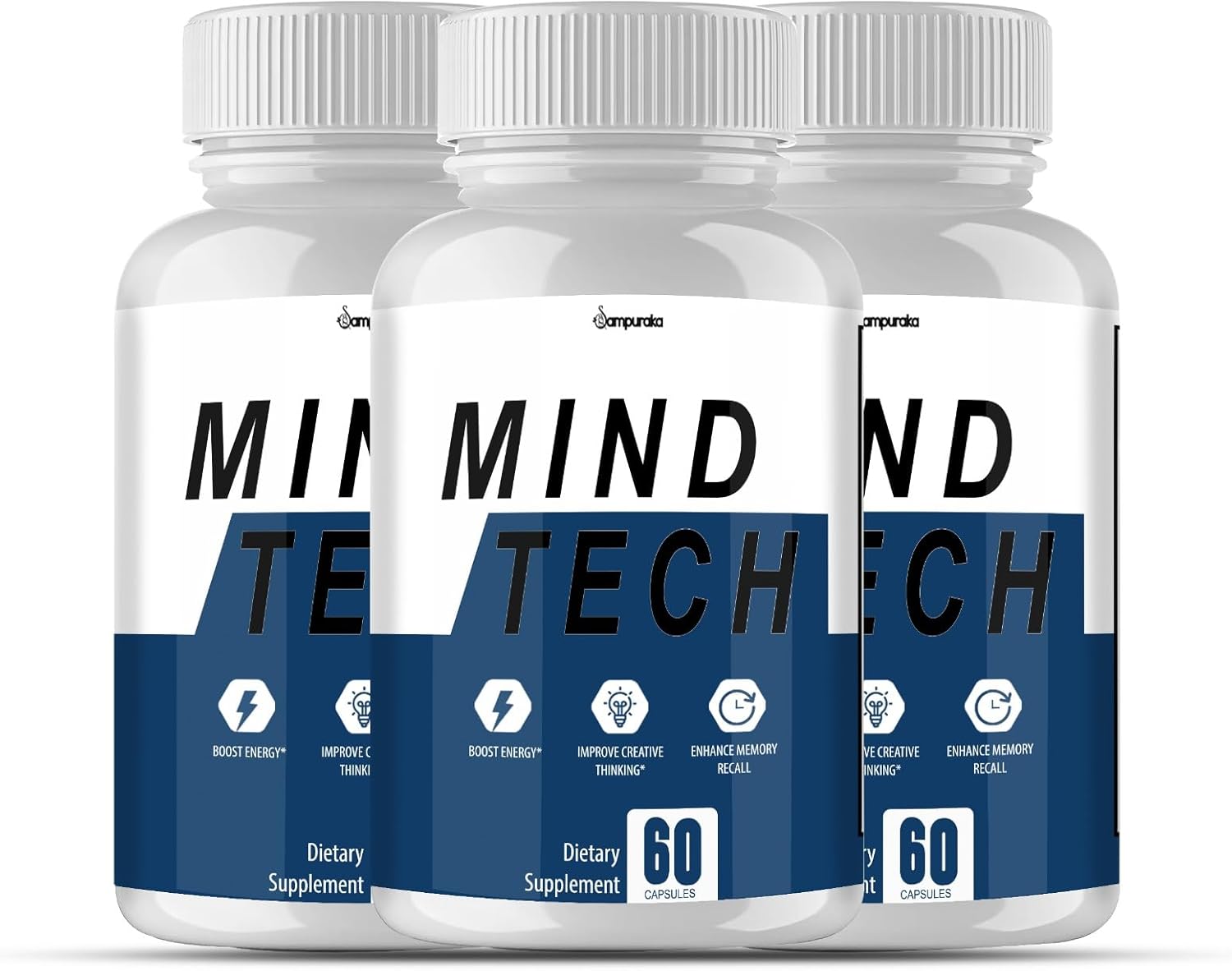 Amazon.com: Mind Tech Advanced New Formula Supplement 3 Pack 90 Days ...