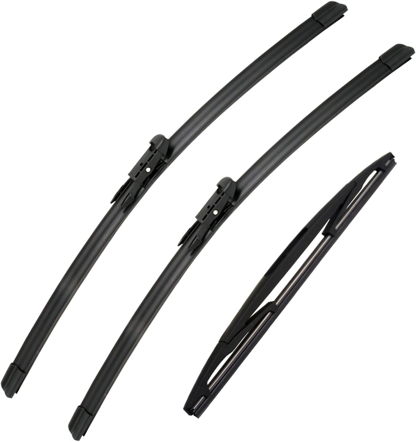 Amazon.com: Sctioansn 3 Wipers Set-26"+15" Front Windshield Wipers and ...