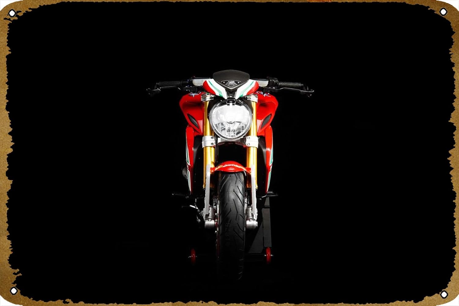 Amazon.com : MV Agusta Dragster 800 RC Poster Metal Sign Tin Metal ...