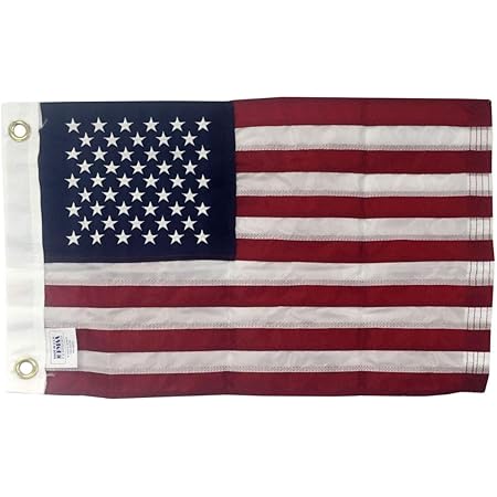 Amazon.com : 12x18 American Boat Flag - Marine Grade US Flag ...