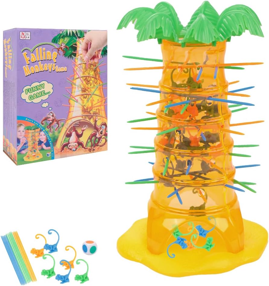 Yelsuier Monos Locos 2 Juego de Mesa para Jugar con Familia, Monos ...