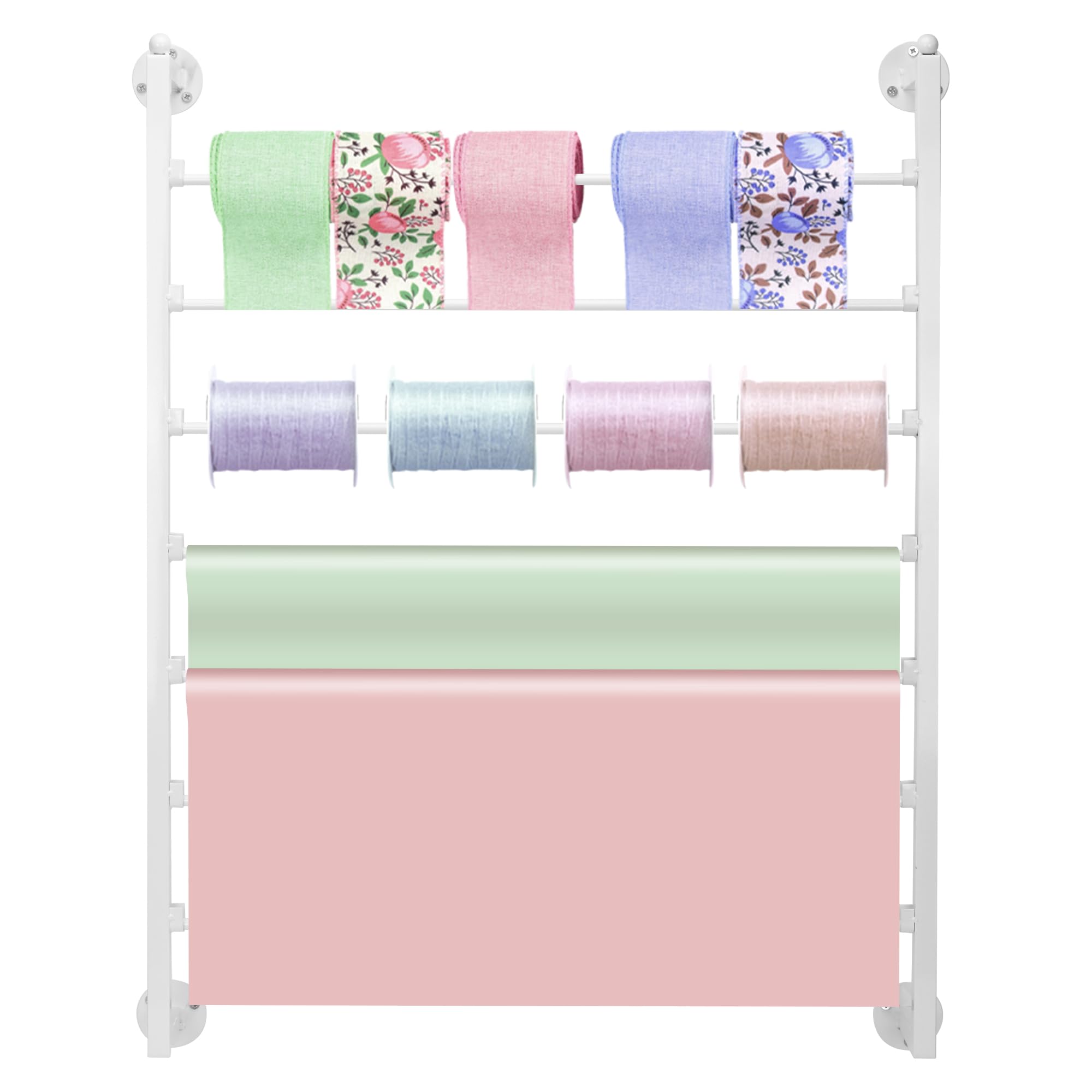 Amazon.com: Ribbon Holder,Wall Mounted Ribbon Storage Organizer,7-Layer ...