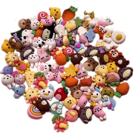 Amazon.com: Random 30 Pack Cute Candy Plastic Beads Fruit Dessert Ice ...