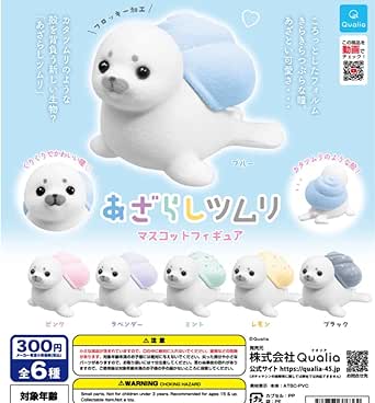 Amazon.co.jp: Anonymous Shipping Azarashi Tsumuri Mascot Figure, Set of ...