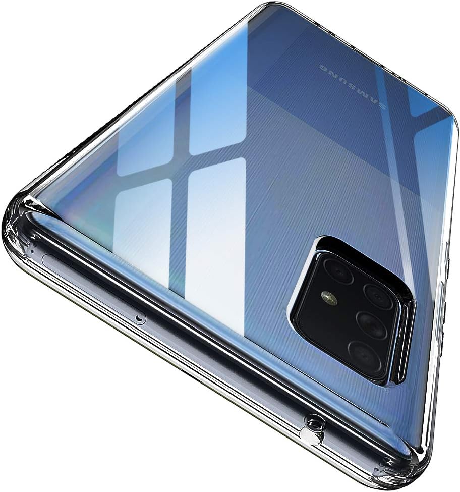 Amazon.com: Meifei Galaxy A71 5G Case - Liquid Silicone Dual Layer ...