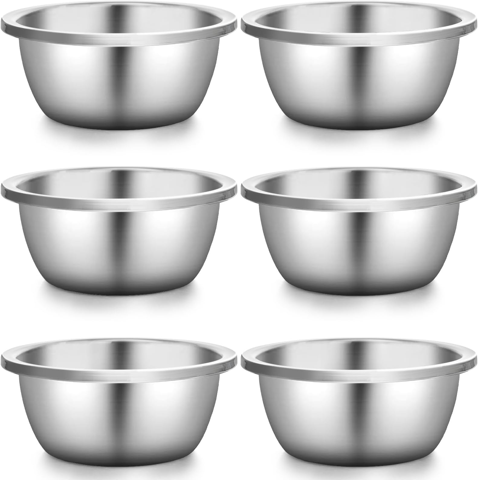 Amazon.com: Homaisson 8 PCS Stainless Steel Mixing Bowls, kitchen ...