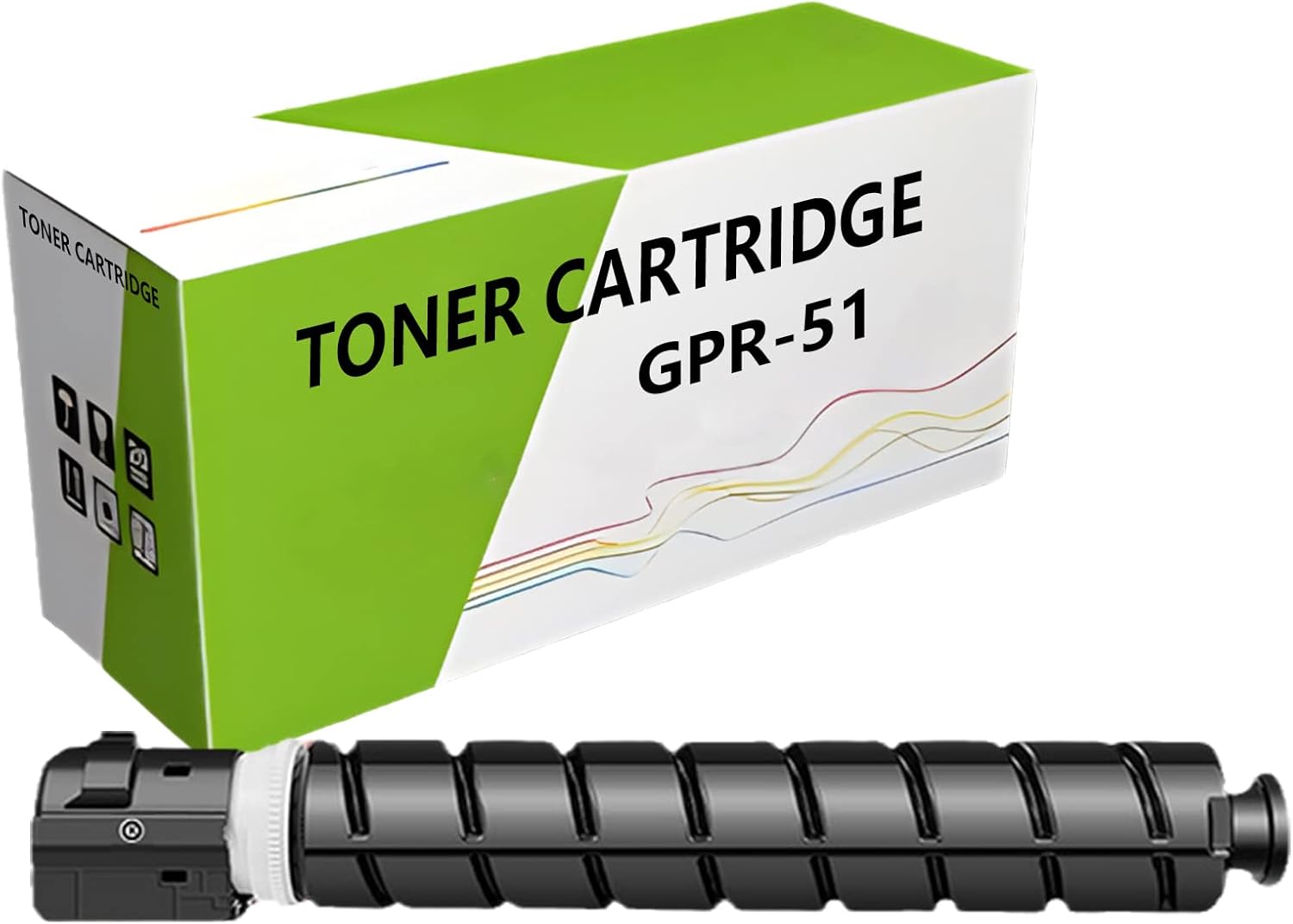 Amazon.com: GPR-51 C-EXV47 NPG-65 Toner Cartridge for Canon, Compatible ...