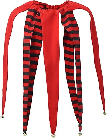 Amazon.com: UniqKaliber Christmas Jester Neck Collar with Jingle Bells ...