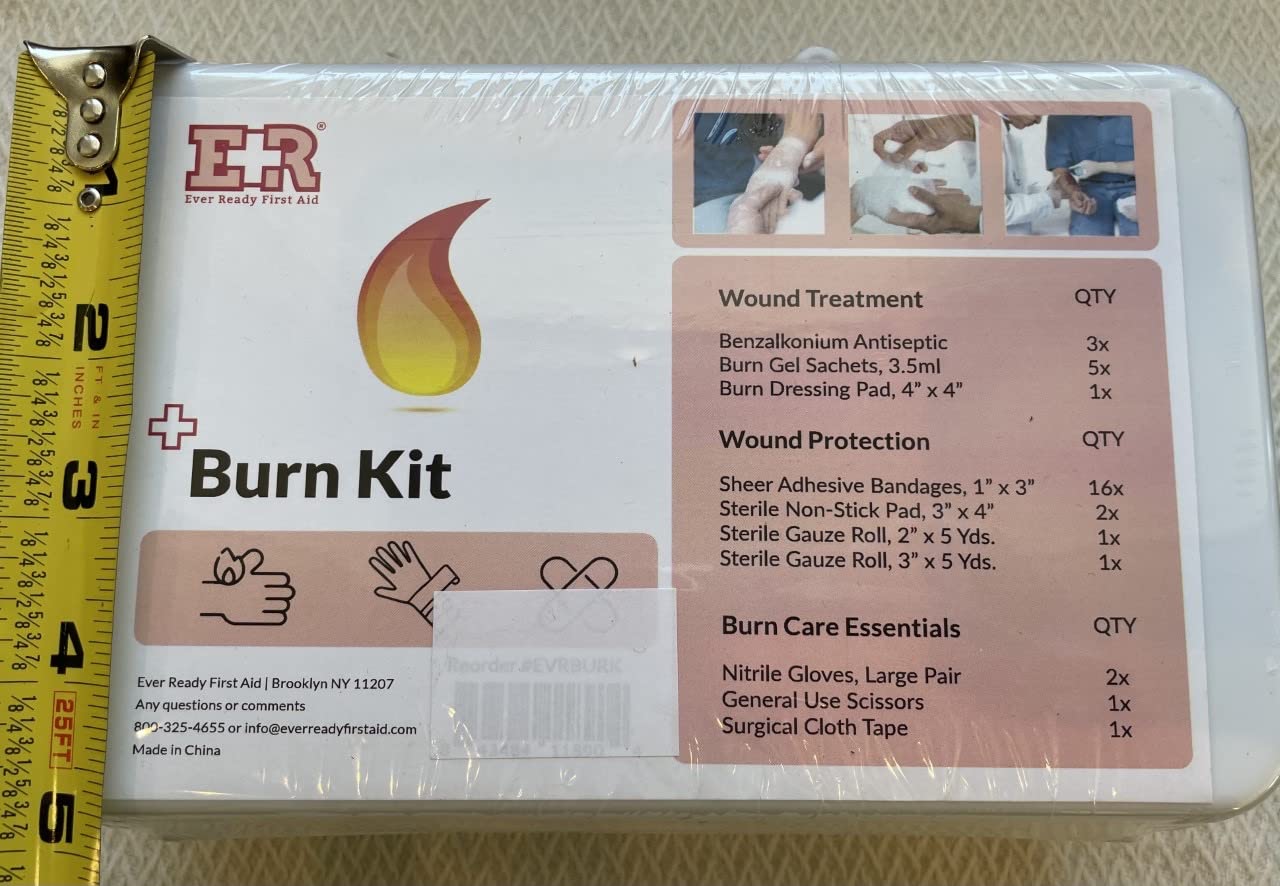 $4/mo - Finance Ever Ready First Aid Basic Burn Kit with Burn Gel ...