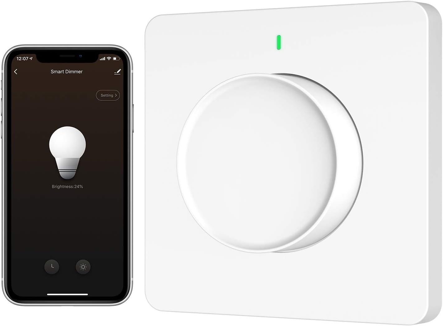 MoKo Smart Dimmer Switch, WiFi Dimmer Light Switch for INC/CFL/LED ...