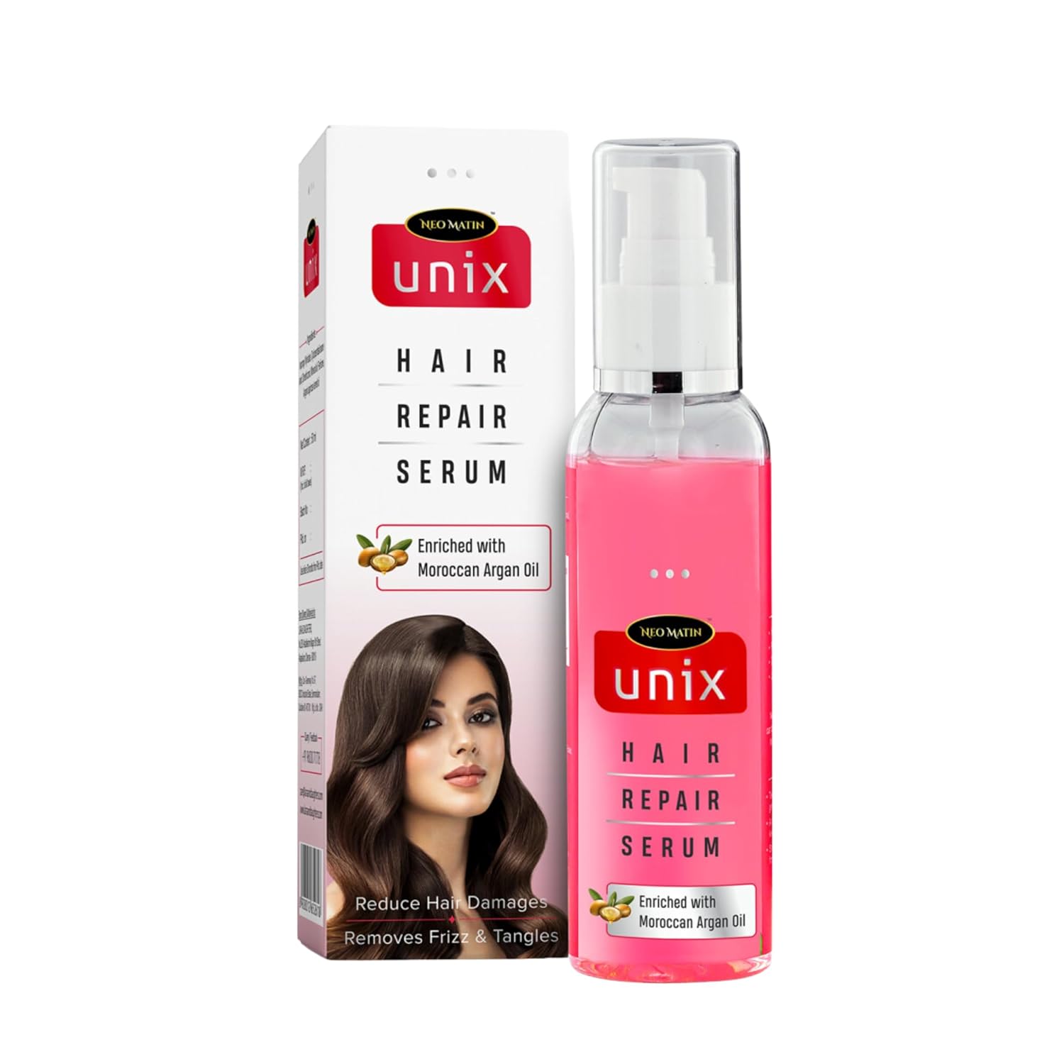Buy Neomatin Unix Hair Repair Serum with Argan Oil for Frizz Control ...