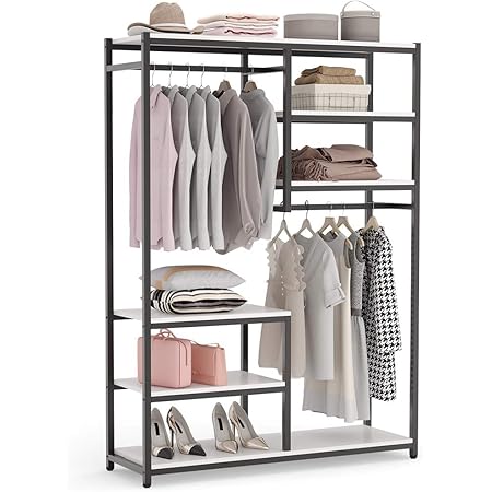 Amazon.com: Tribesigns Free -Standing Closet Organizer with Full Length ...
