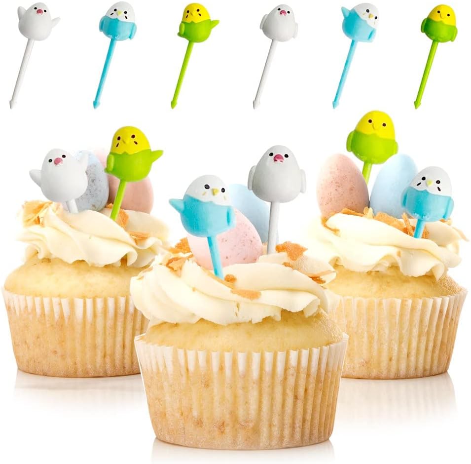 Amazon.com | HYMAOME 16pcs Panda Fruit Picks Bento Lunch Animal Food ...