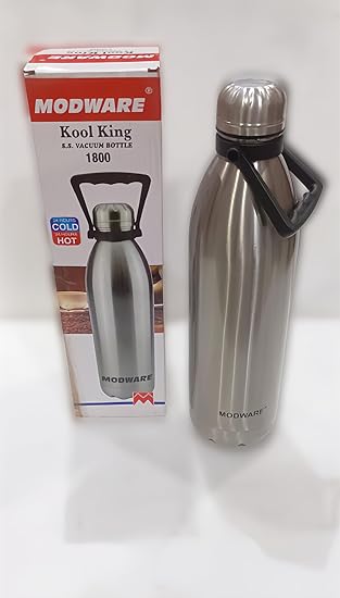 Modware SS Kool King Vacuum Bottle (1800ml) : Amazon.in: Home & Kitchen
