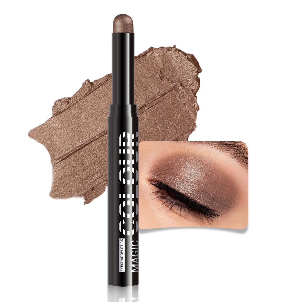 Amazon.com : Mocha Shimmer Cream Eye Shadow Stick Makeup for Women ...