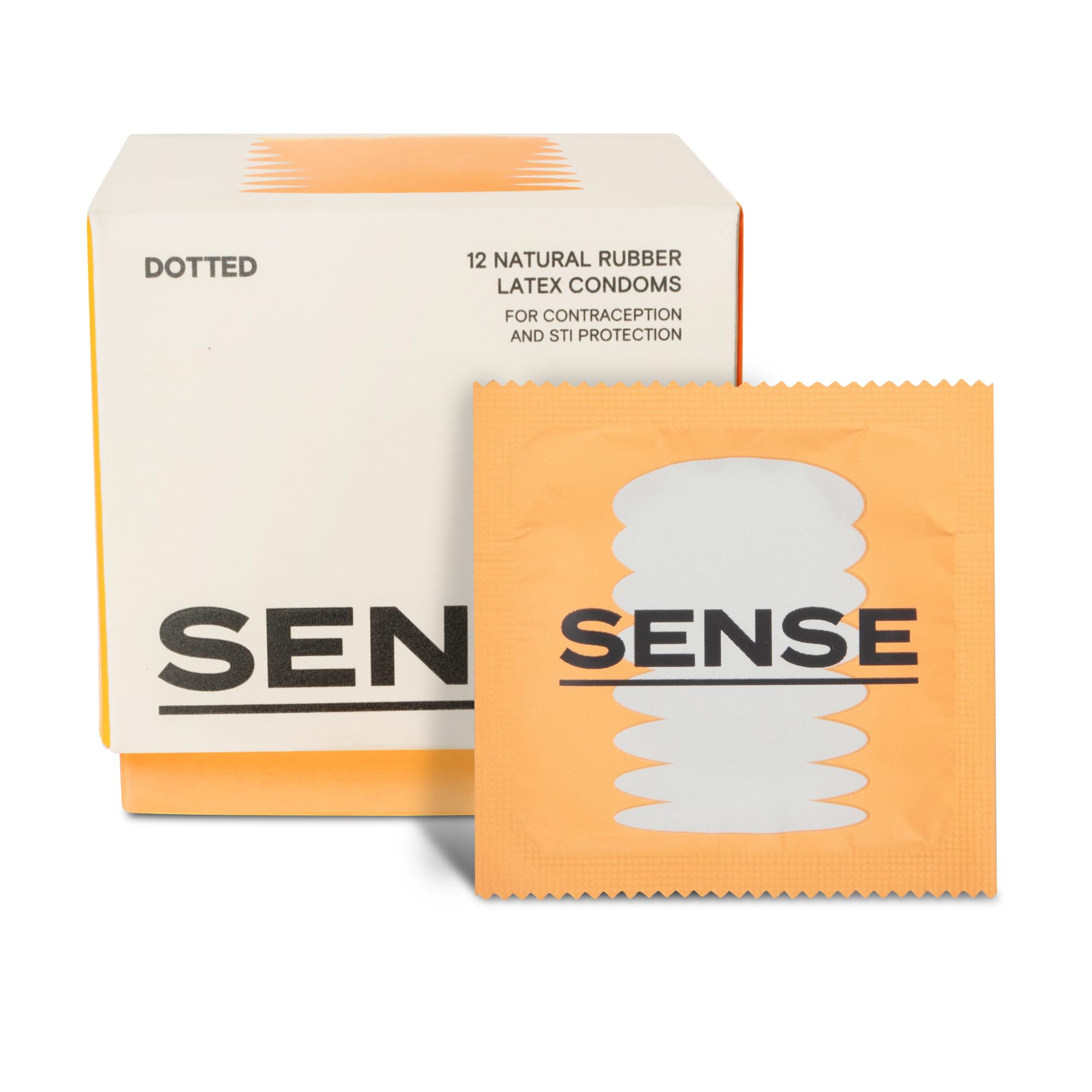 Amazon.com: Sense Dotted Latex Condoms for Extra Comfort & Enhanced ...