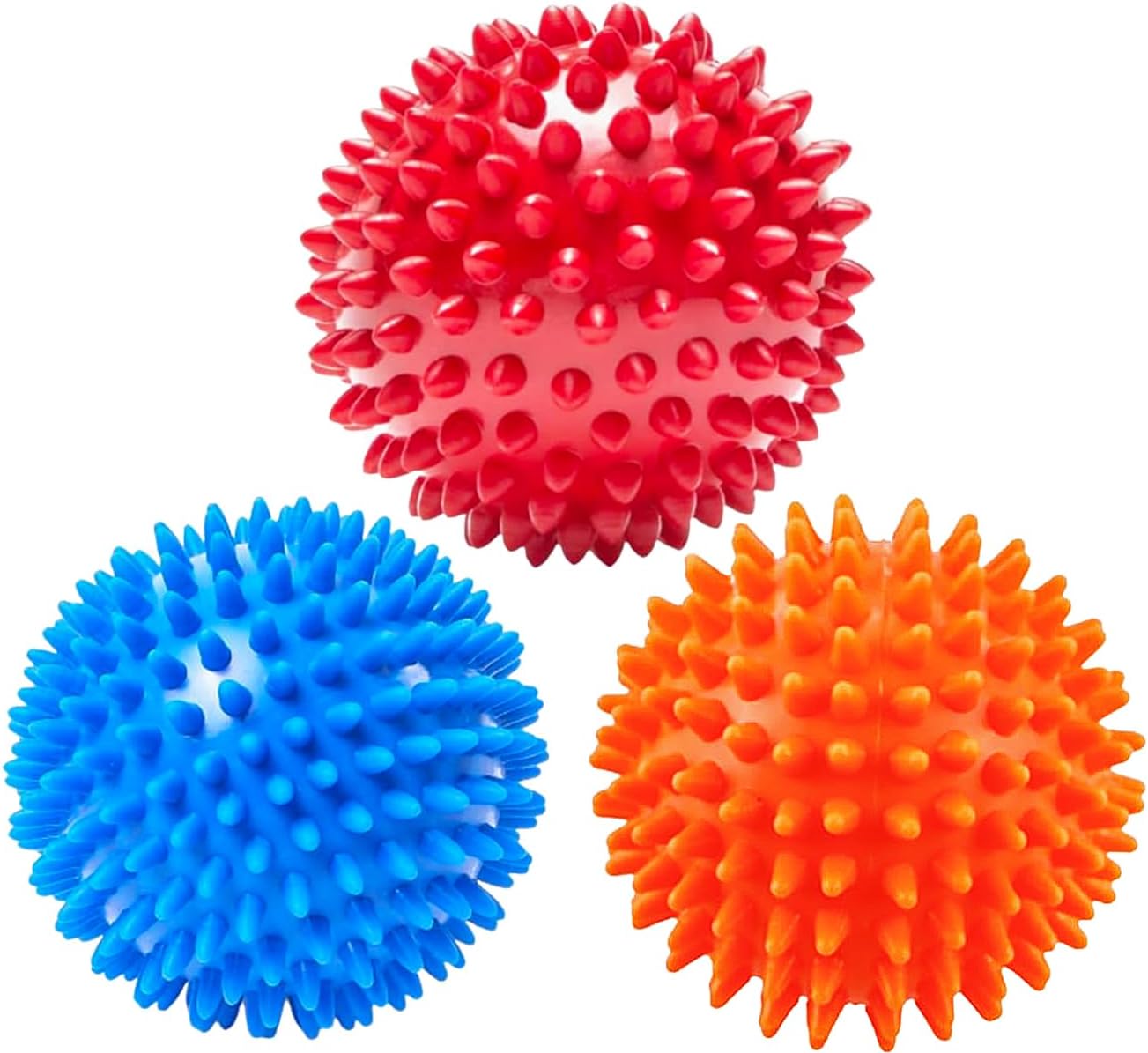 Amazon.com: ZHAYAO 3 Pack Spiky Hard Massage Balls, Massager Rollers ...