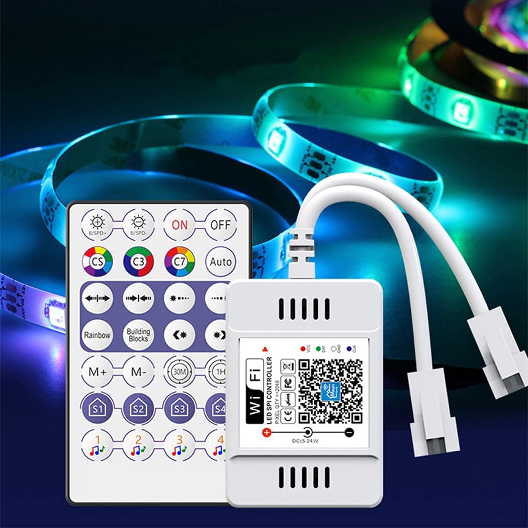 AZIMOM Upgraded Smart LED WiFi Controller APP/Remote Control Compatible ...
