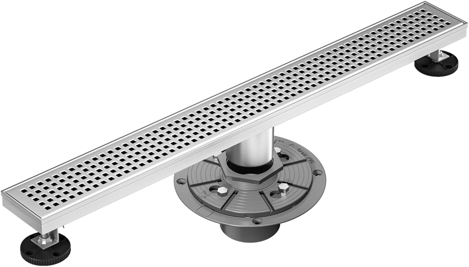 Neodrain 24-Inch Brushed Linear Shower Drain,Stainless Steel Linear ...