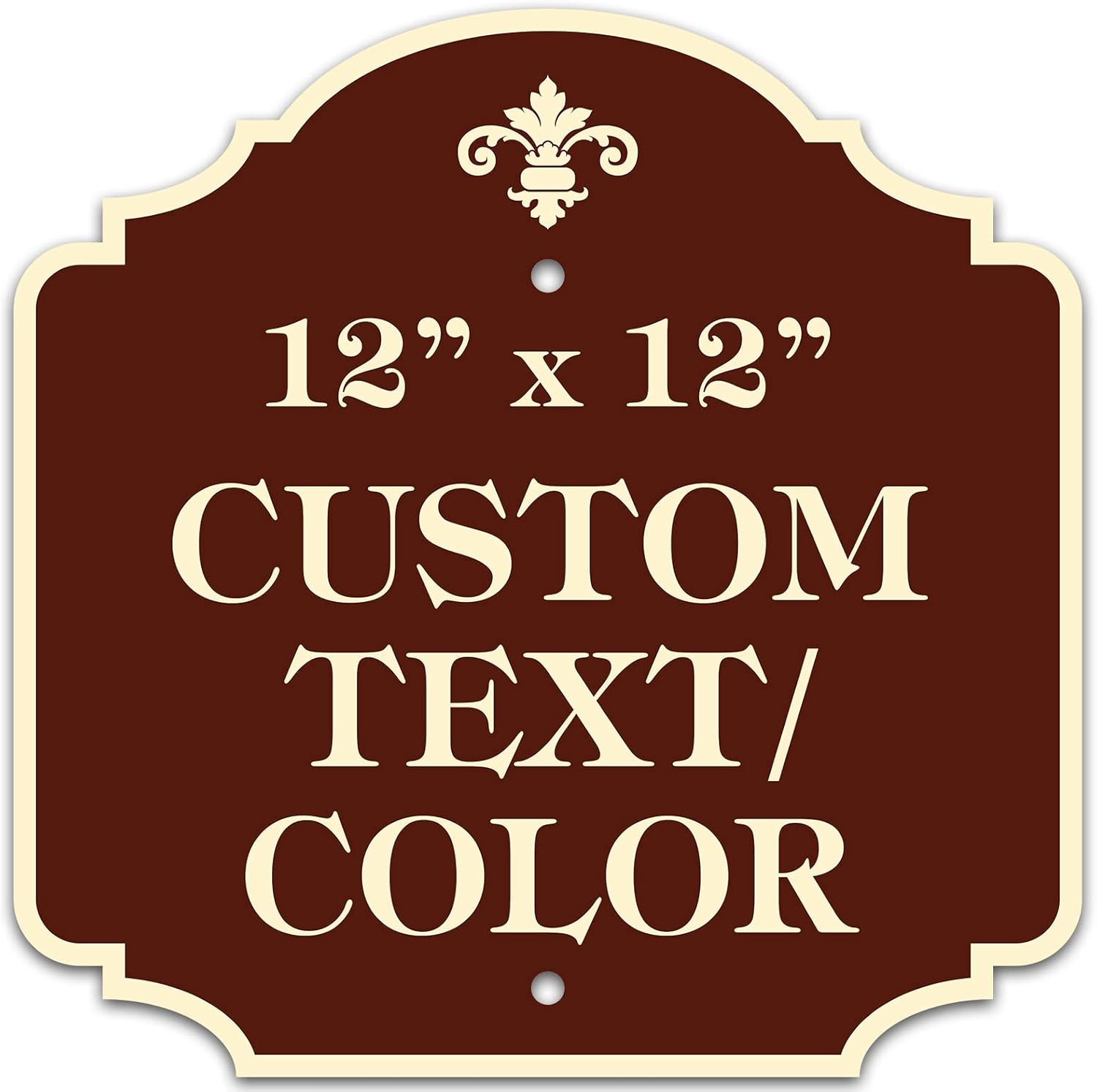 Amazon.com: Custom Sign, Customized for Outdoor/Indoor Use ...