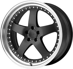 Amazon.com: Privat Legende Matte Graphite Wheel with Machined Lip (19x8 ...