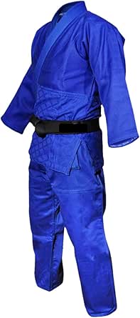 Amazon.co.jp: Judo Uniform and Karate Uniform Set (With Belt) - High ...