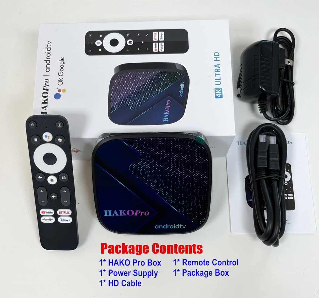 HAKO Pro Android 11 TV Box User Manual