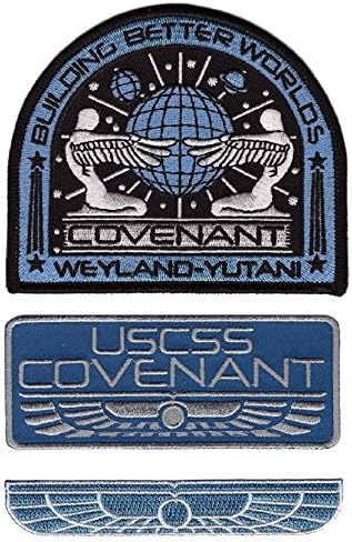 Amazon.com: Alien U.S.C.S.S. Nostromo Flight Wings Weyland Yutani Patch ...