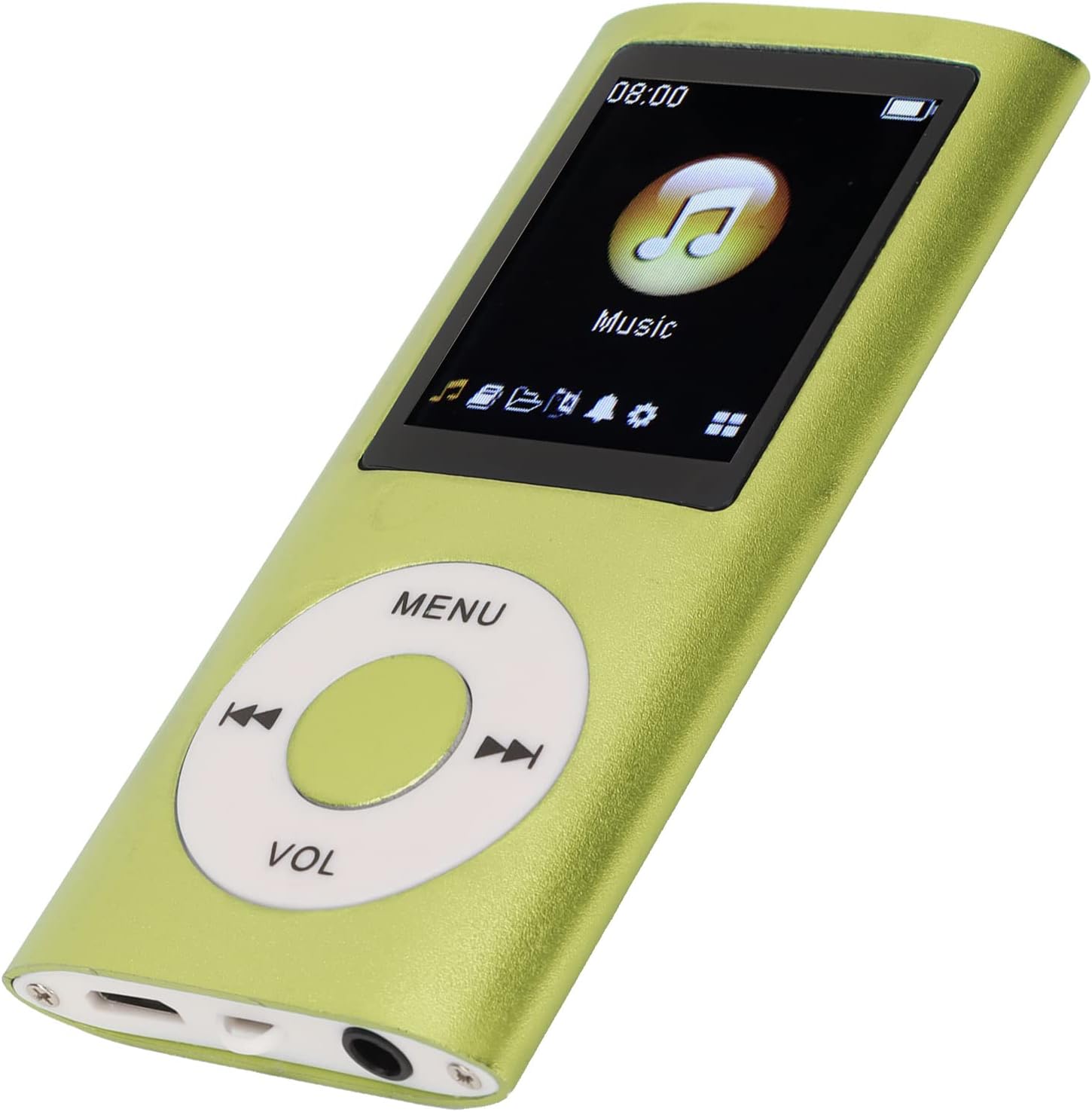 Lecteur MP3 Walkman 64G, Lecteur de Musique MP3 à écran de 1,8 Pouces ...