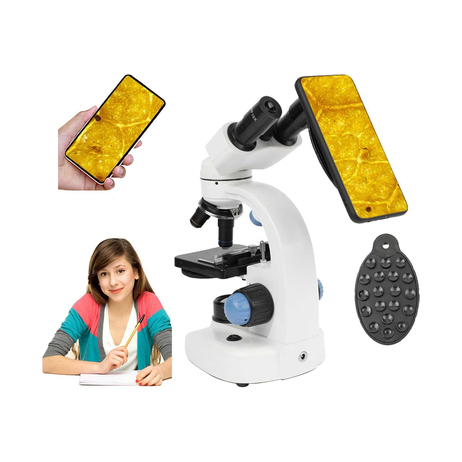 Buy Binocular Compound Micro, 40X-1000X Magnification LED Binocular ...