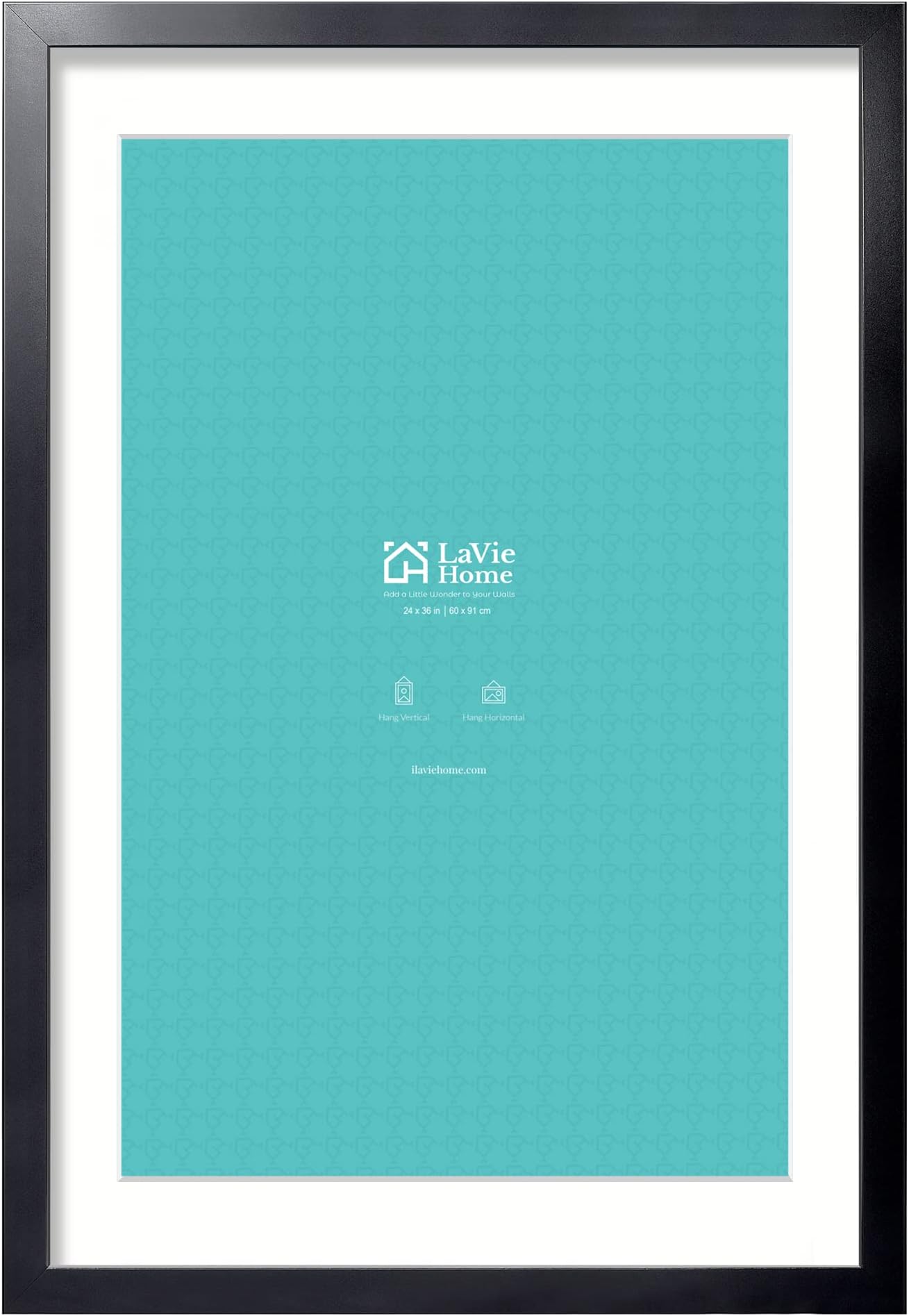 Amazon.com - SECO SN2436ROUND Luxury Snap Frame, 24" x 36", Silver